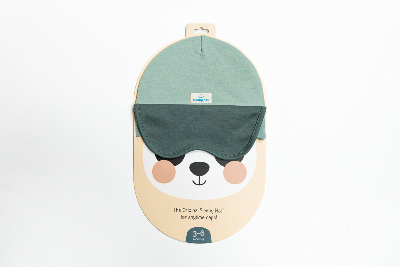 Sleepy Hat baby sleep mask in Moss